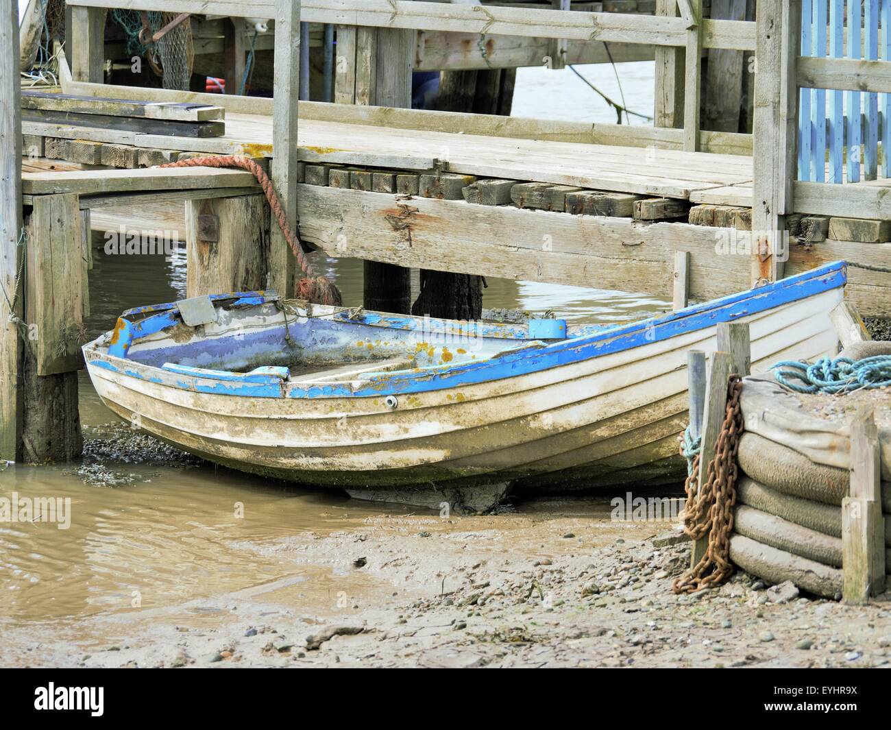Old rowing boat Stock Photo - Alamy