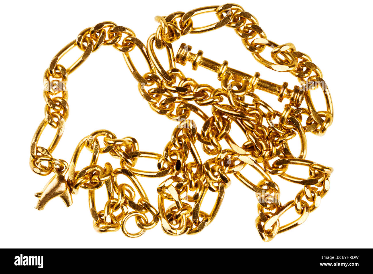 Golden small chain hi-res stock photography and images - Alamy