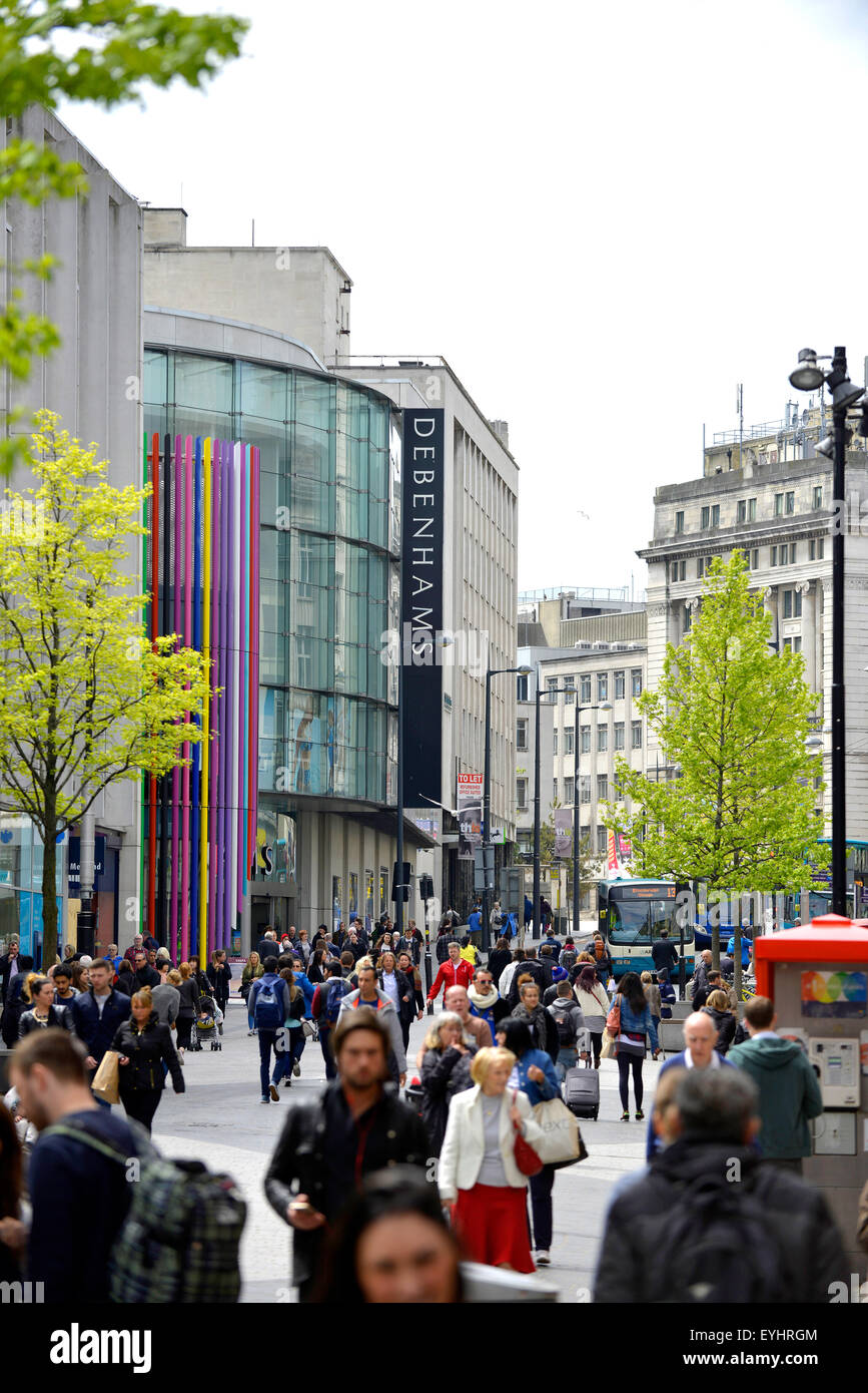 Liverpool 1 shopping area, The City of Liverpool, Britain, UK Stock ...