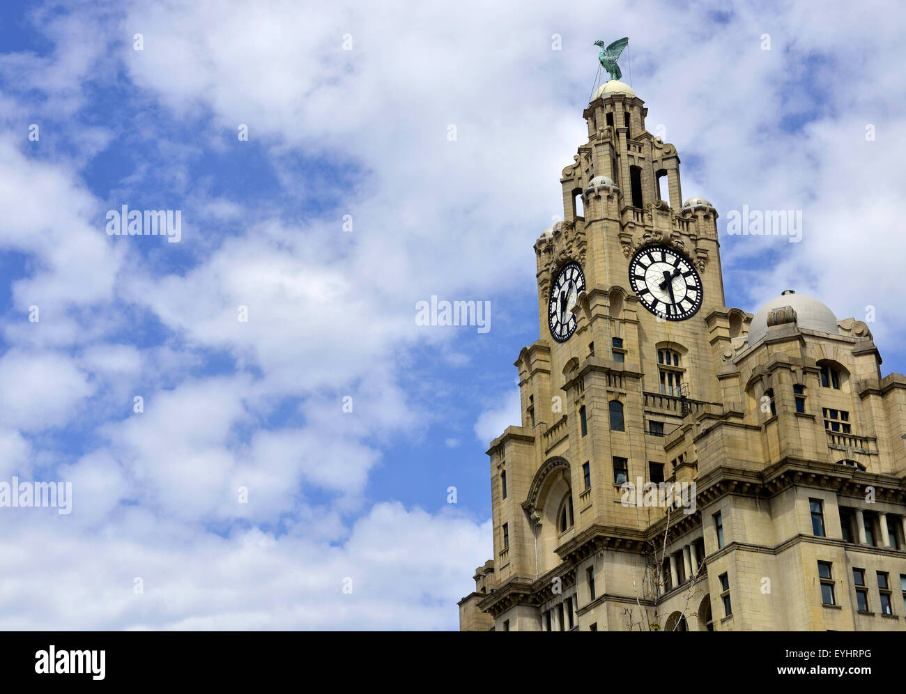 The Liver Building, The City of Liverpool, Britain, UK Stock Photo - Alamy
