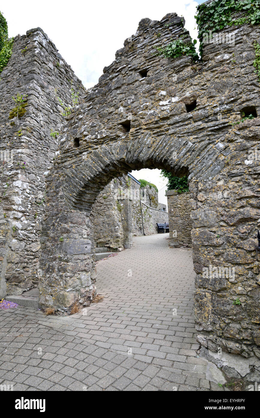 Tenby Castle Ruins High Resolution Stock Photography and Images - Alamy