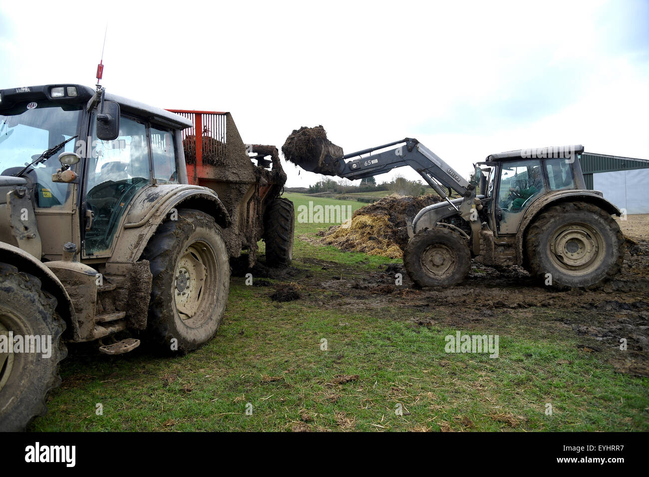 Farm manure tractor hi-res stock photography and images - Alamy