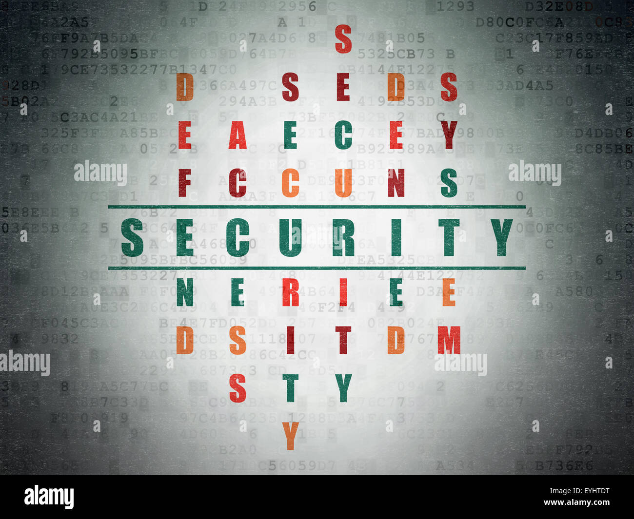 Security concept: word Security in solving Crossword Puzzle Stock Photo ...