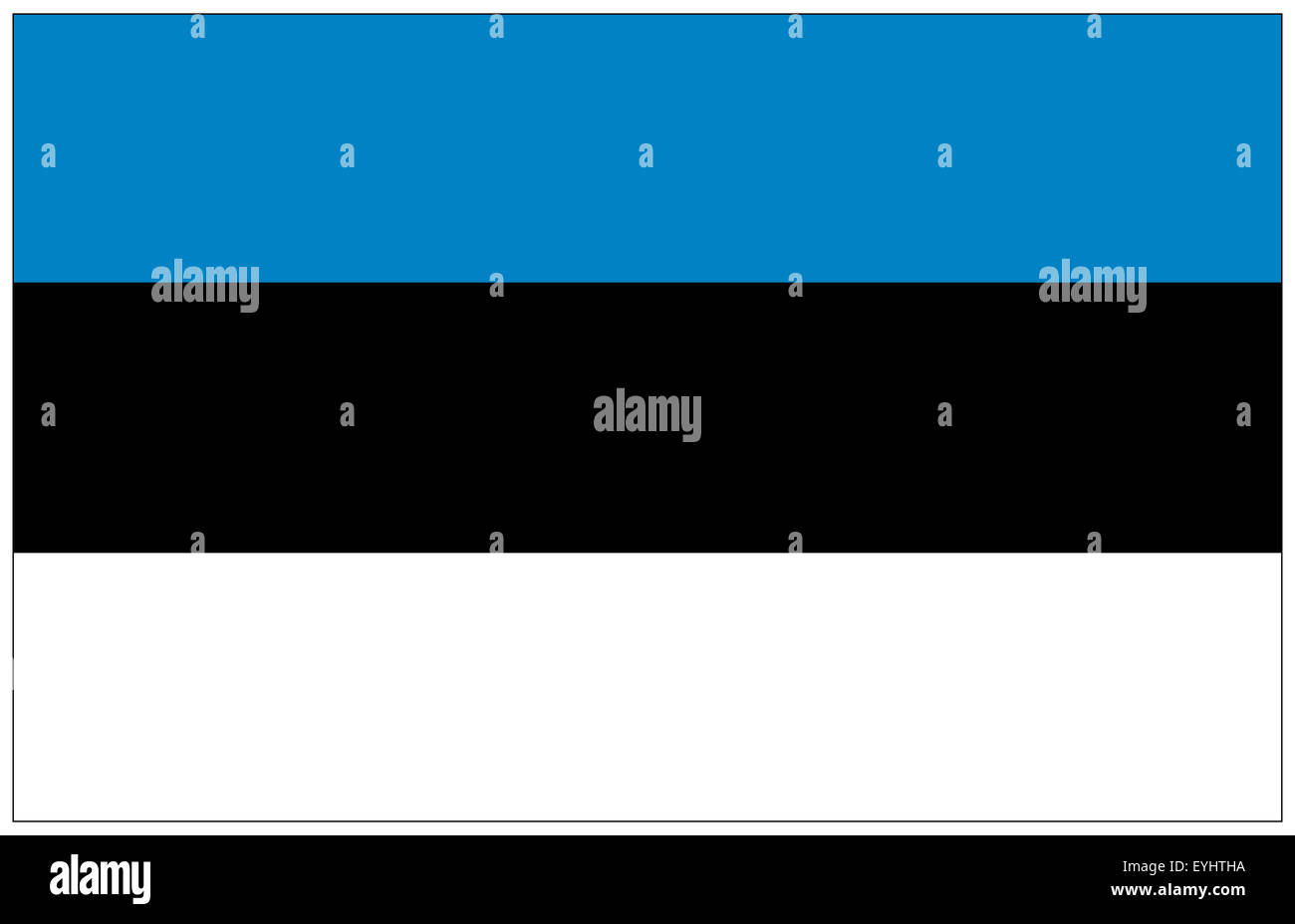 Fahne: Estland/ flag: Estonia Stock Photo - Alamy
