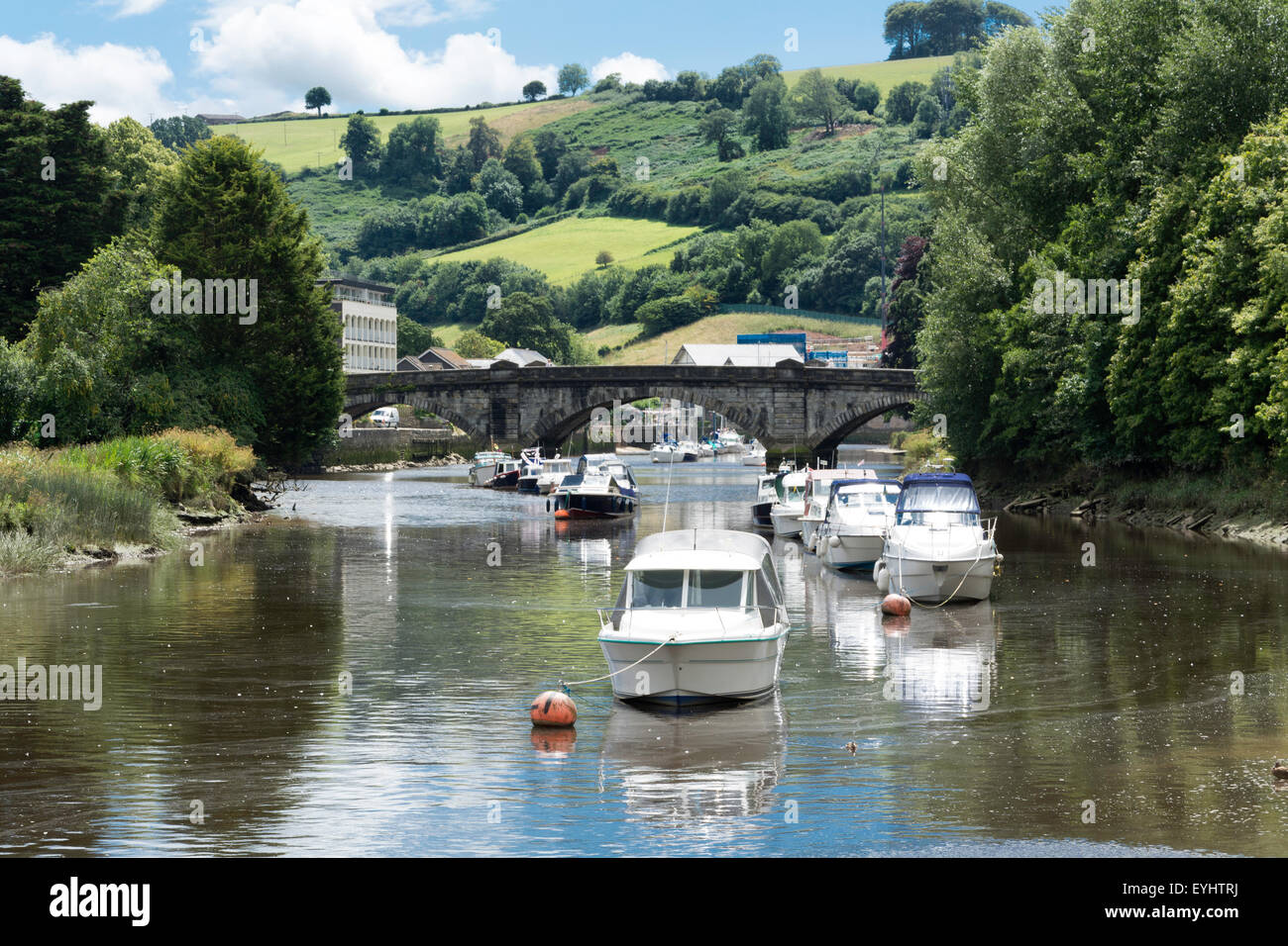 River of boats Stock Photo - Alamy