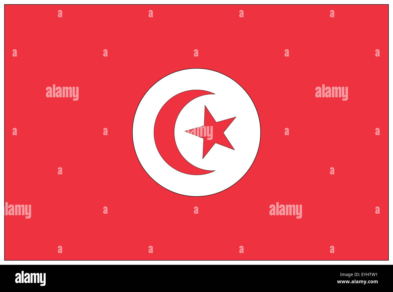 Flagge tunesien hi-res stock photography and images - Alamy