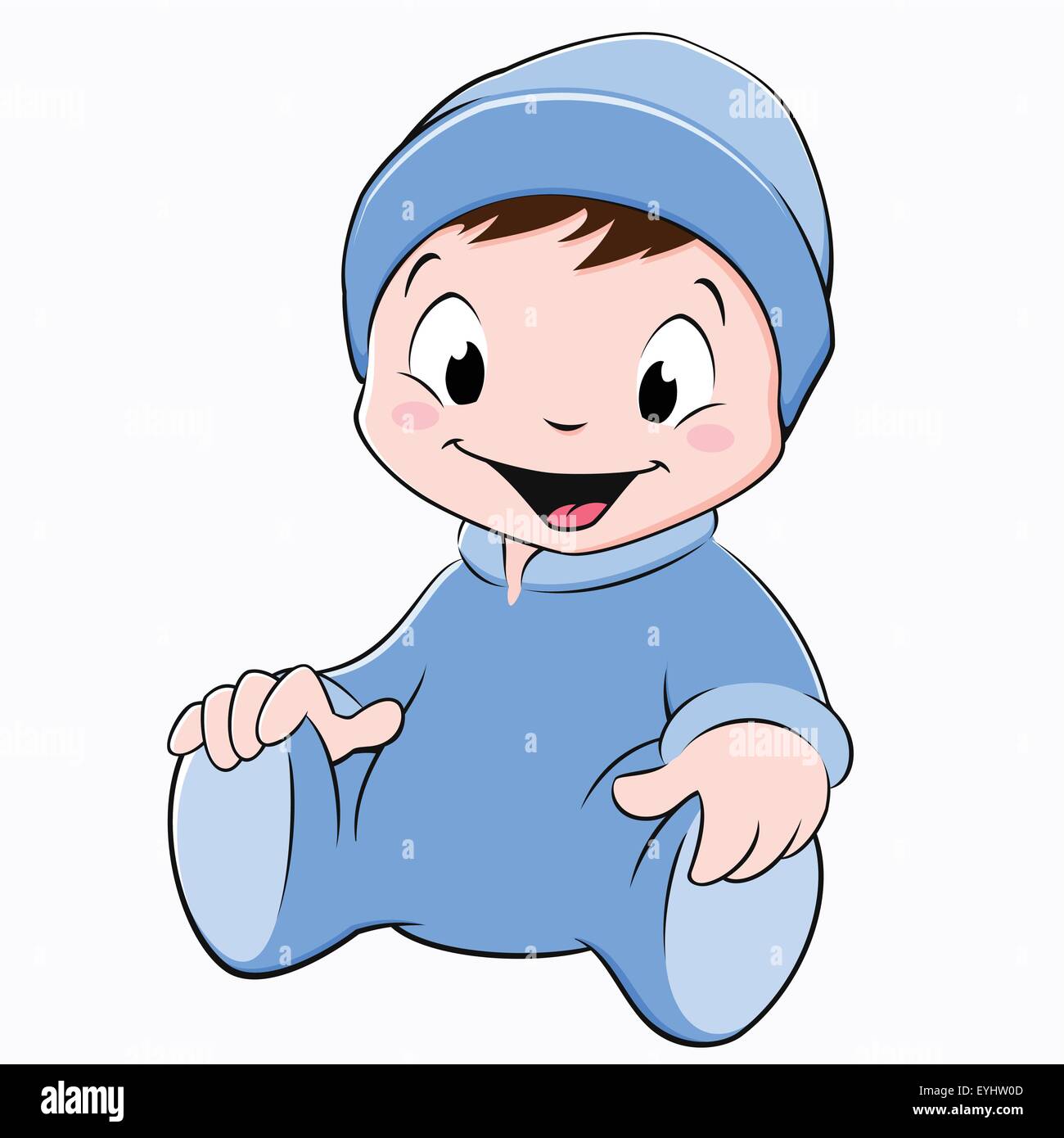 Cartoon baby hi-res stock photography and images - Alamy