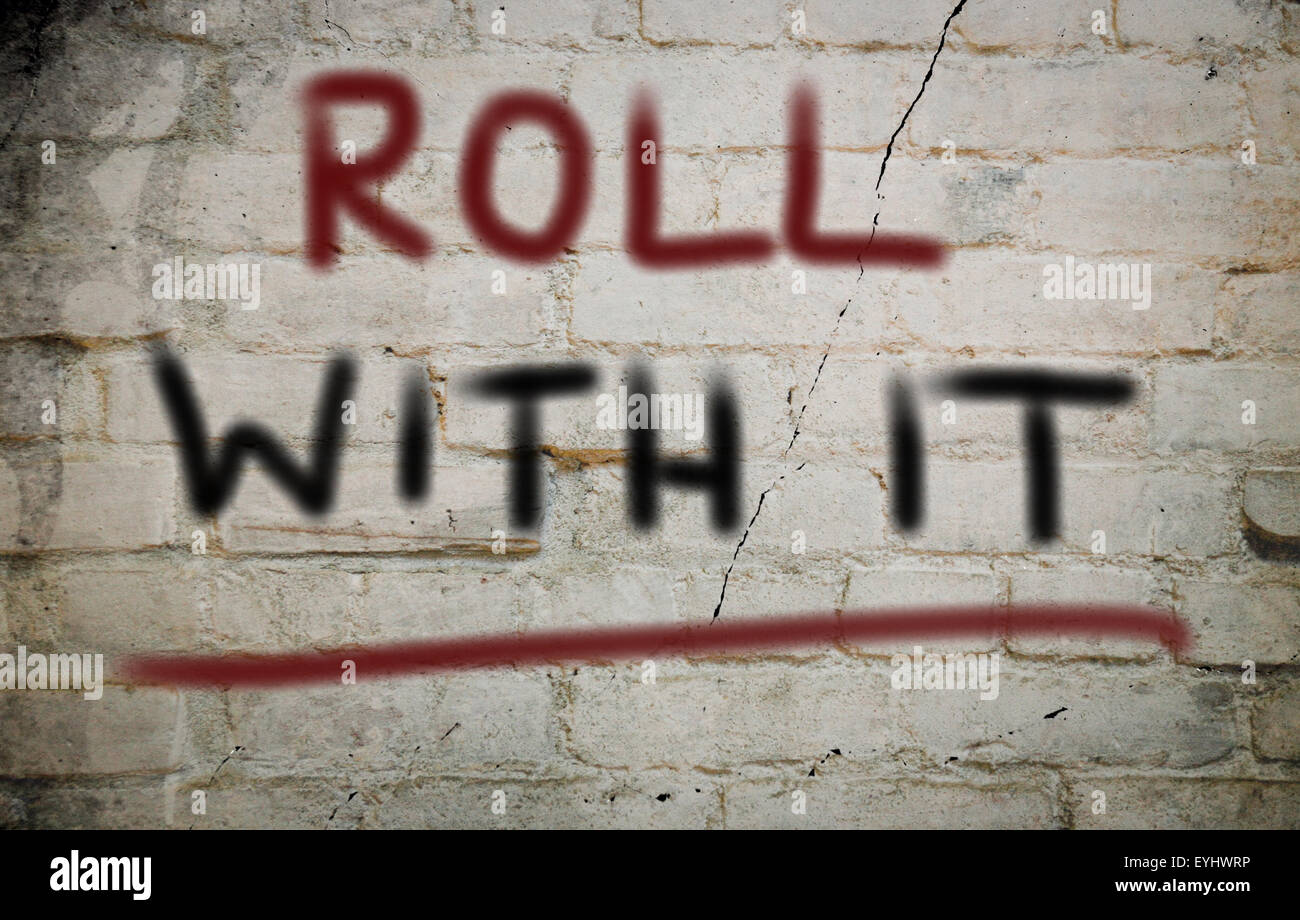 Roll With It Concept Stock Photo - Alamy