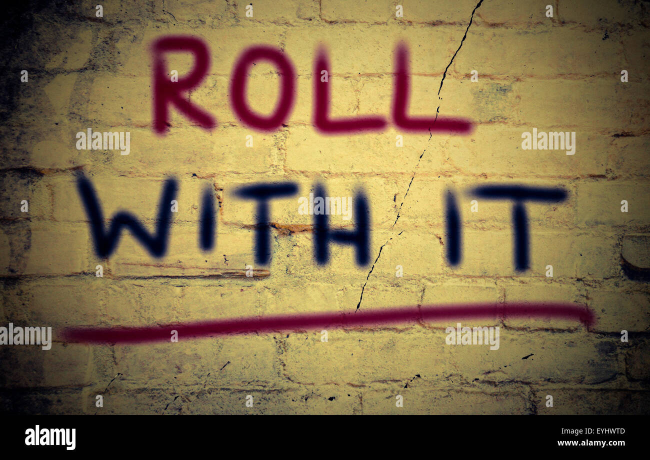 Roll With It Concept Stock Photo - Alamy
