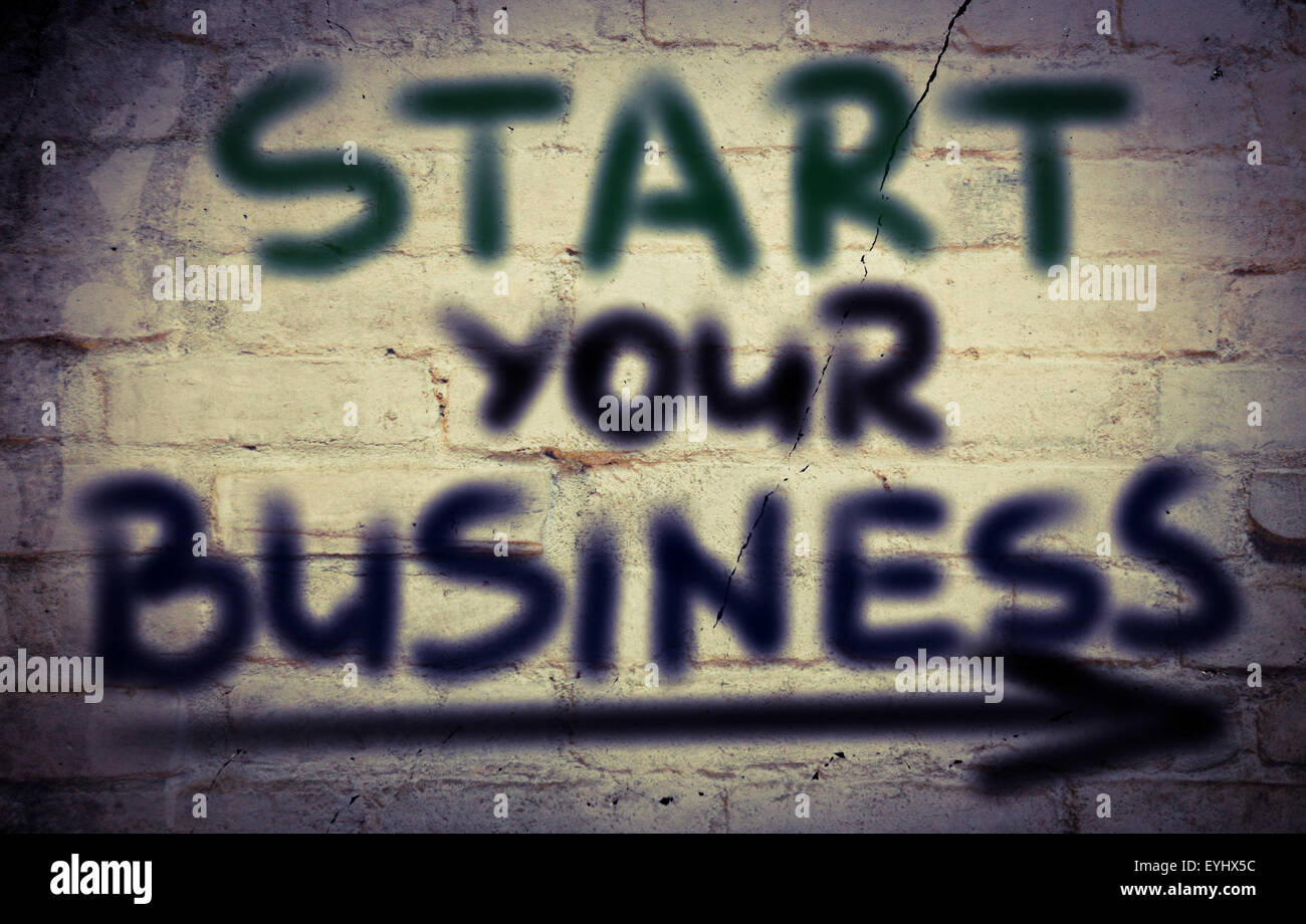 Start Your Business Concept Stock Photo - Alamy