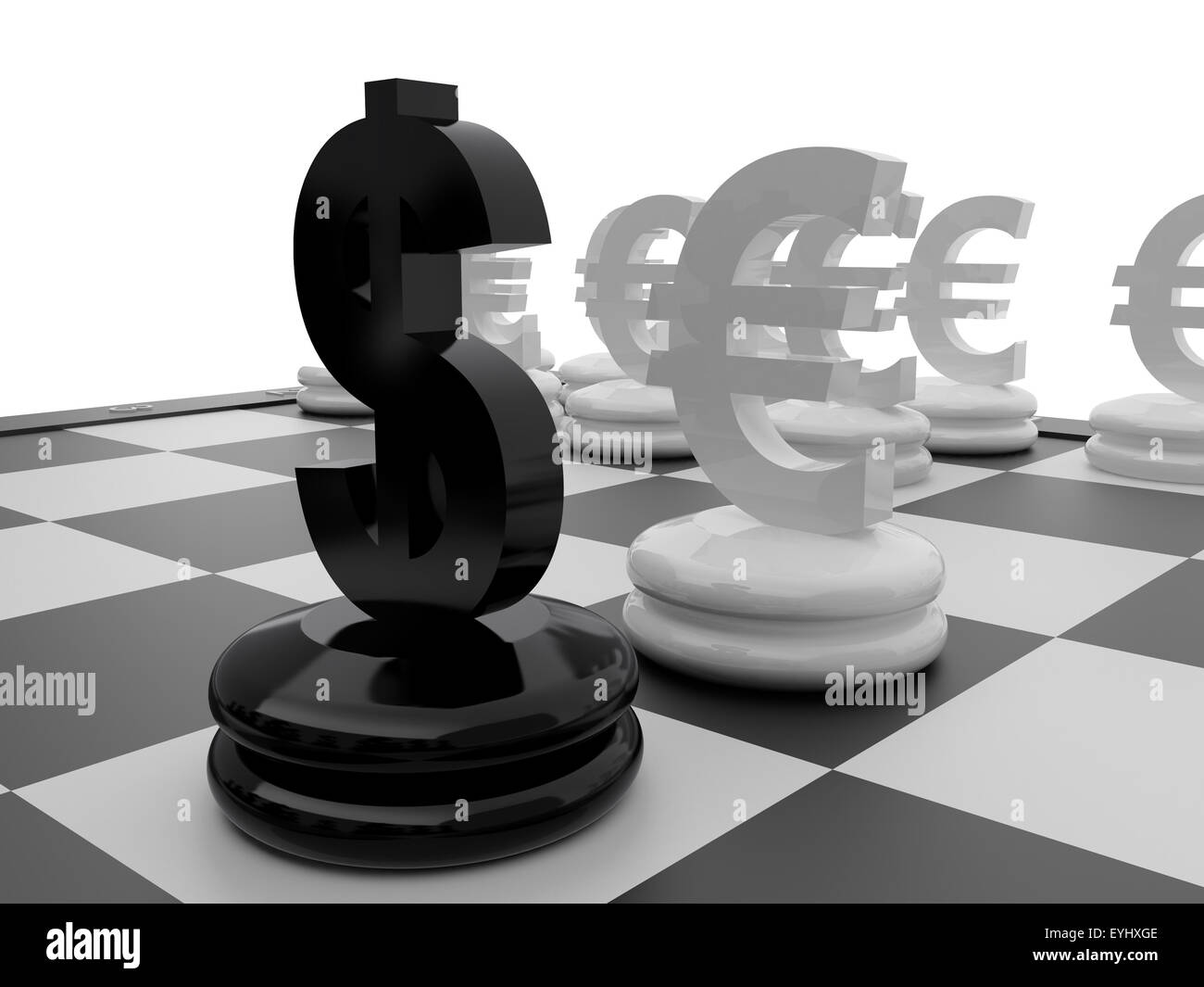 Currency symbols and chess hi-res stock photography and images - Alamy