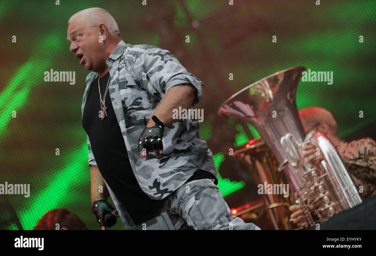 Wacken, Germany. 30th July, 2015. Udo DirkschNeider, singer with the ...