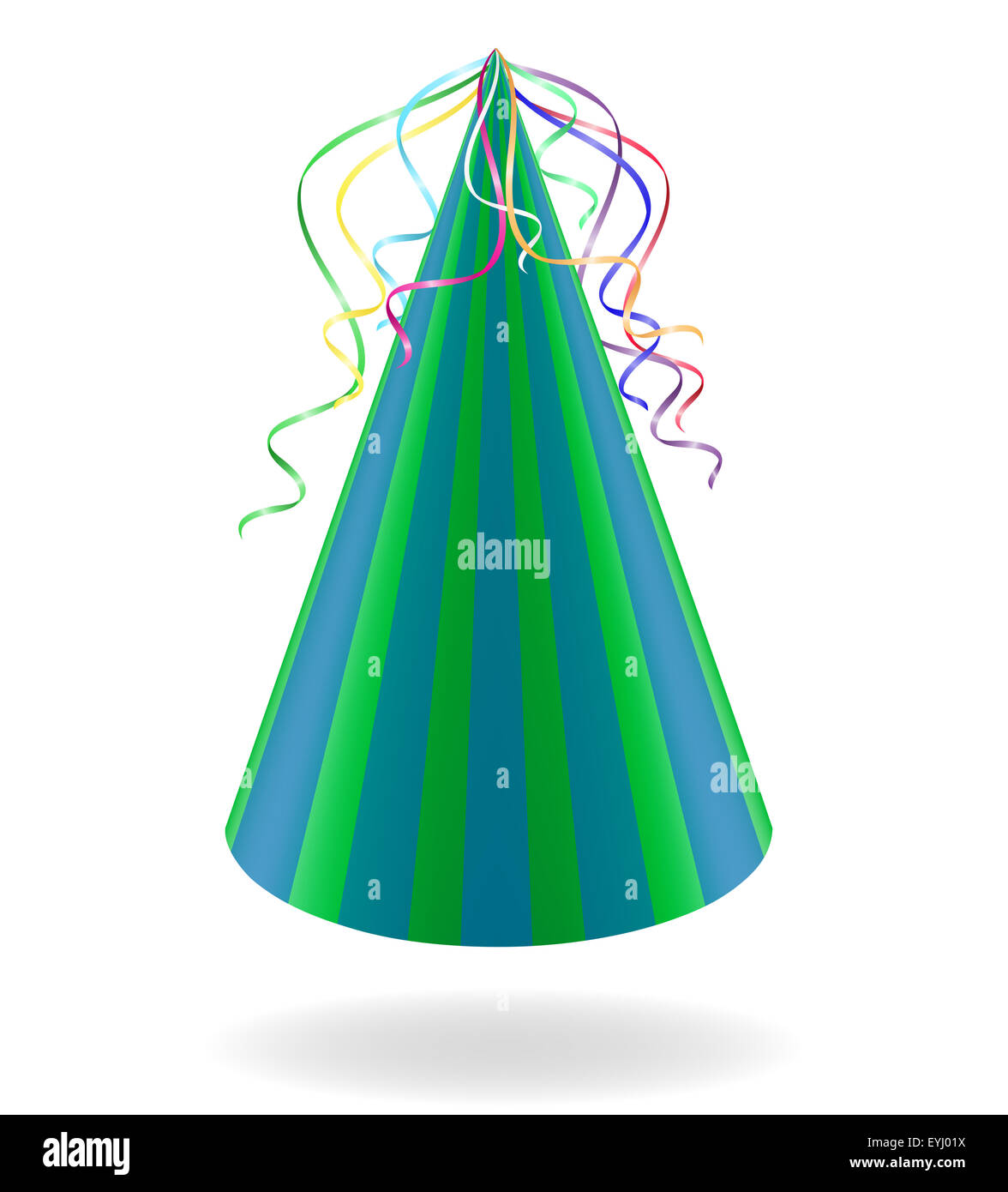 cap for birthday celebrations illustration isolated on white background ...