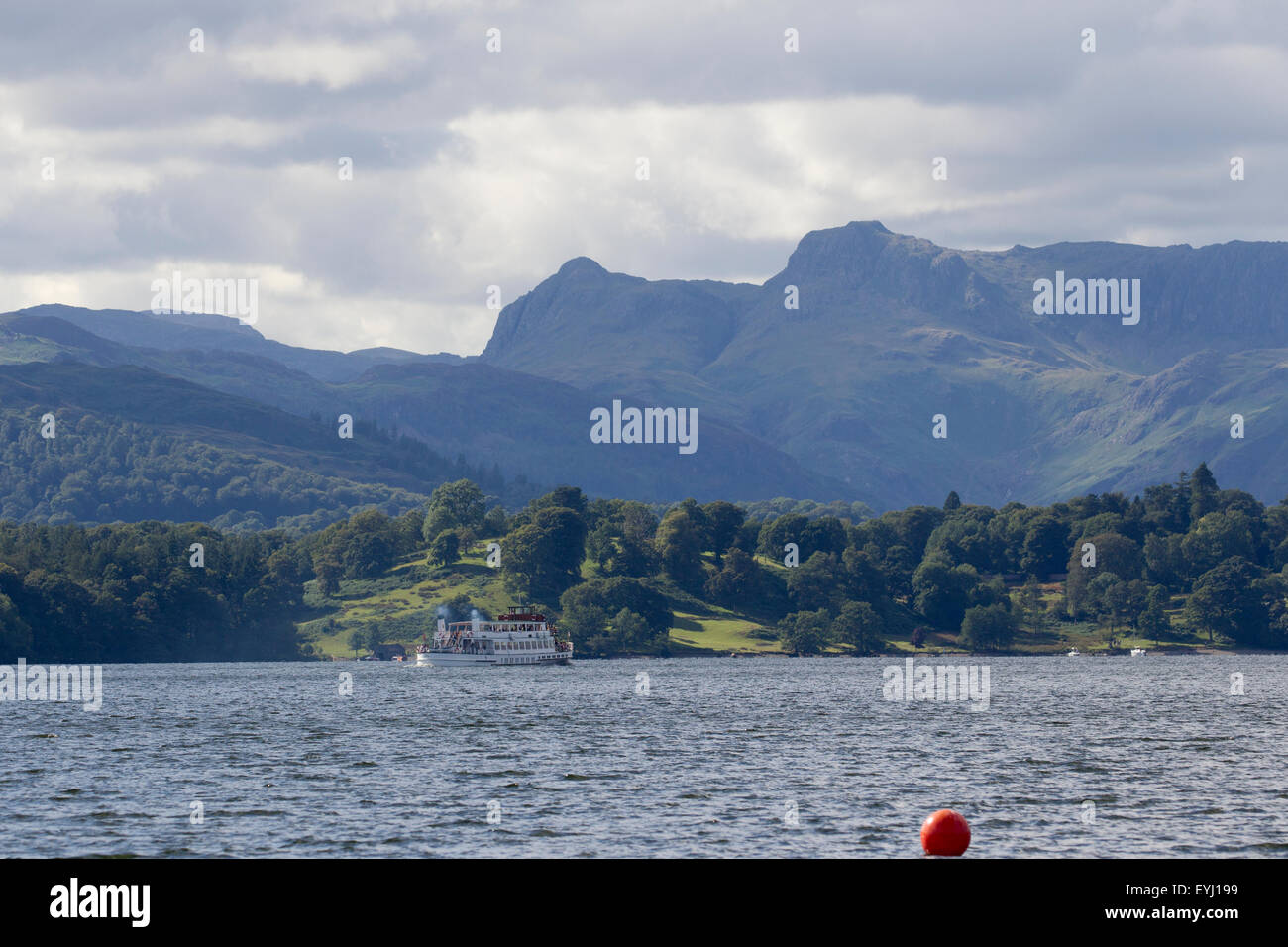 Lake Windermere Cumbria 30th July 2015 UK Weather Lake Windermere ...