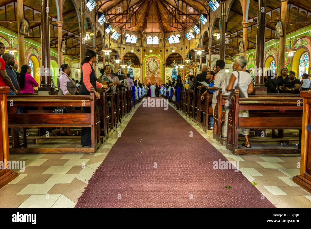 St lucia caribbean church hi-res stock photography and images - Alamy