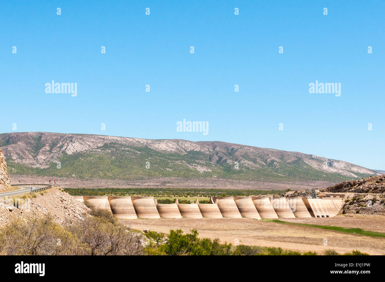 The Beervlei Dam in the Groot River near Willowmore was built in 1957 ...
