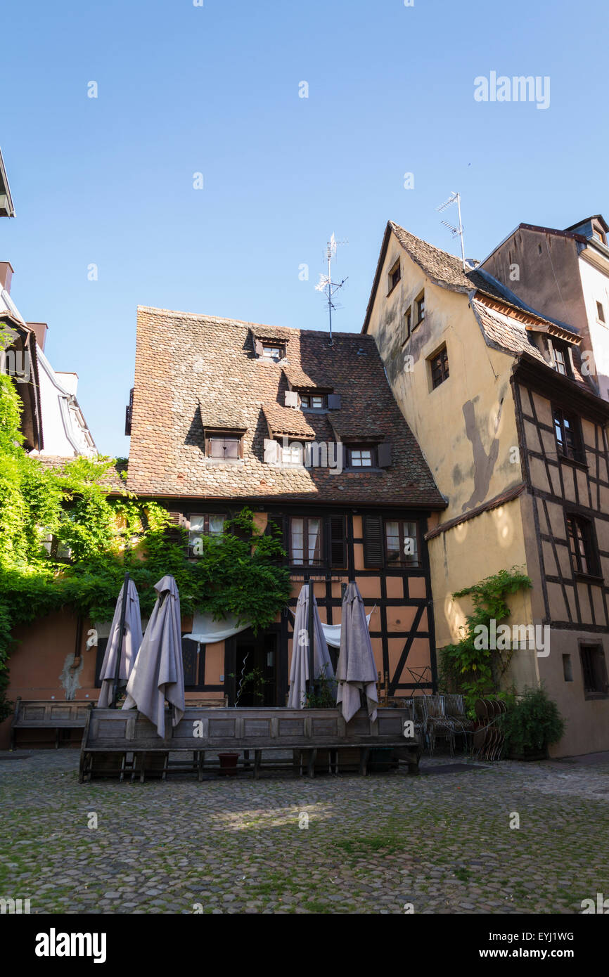 Old restaurant building, Strasbourg Stock Photo - Alamy