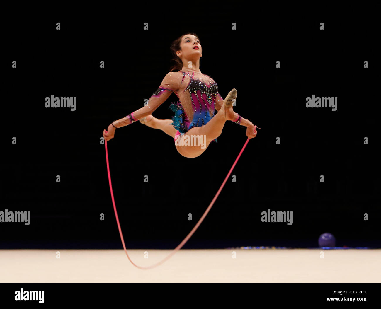 2015 rhythmic gymnastics hi-res stock photography and images - Alamy