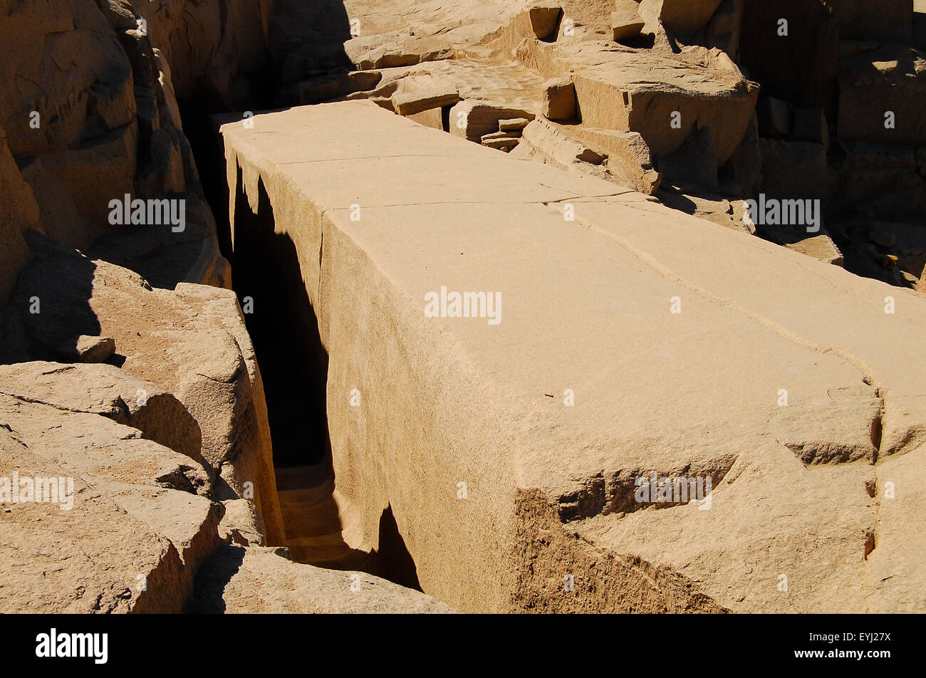Obelisk unfinished obelisk aswan egypt hi-res stock photography and ...