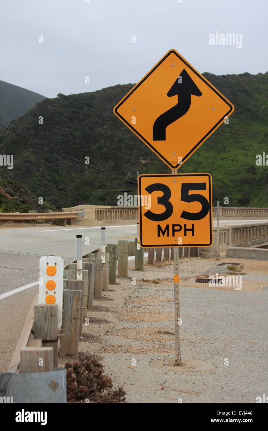 Travels along the Pacific Coast Highway / US1, California USA Stock ...