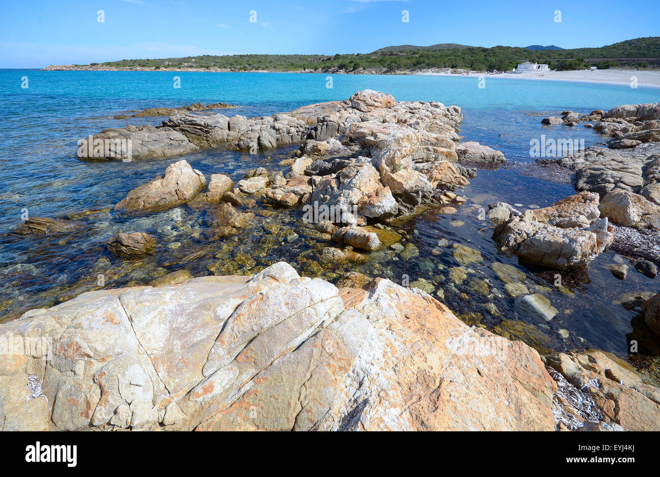Sardinia, Italy: beach of Cala Sabina near Golfo Aranci Stock Photo - Alamy