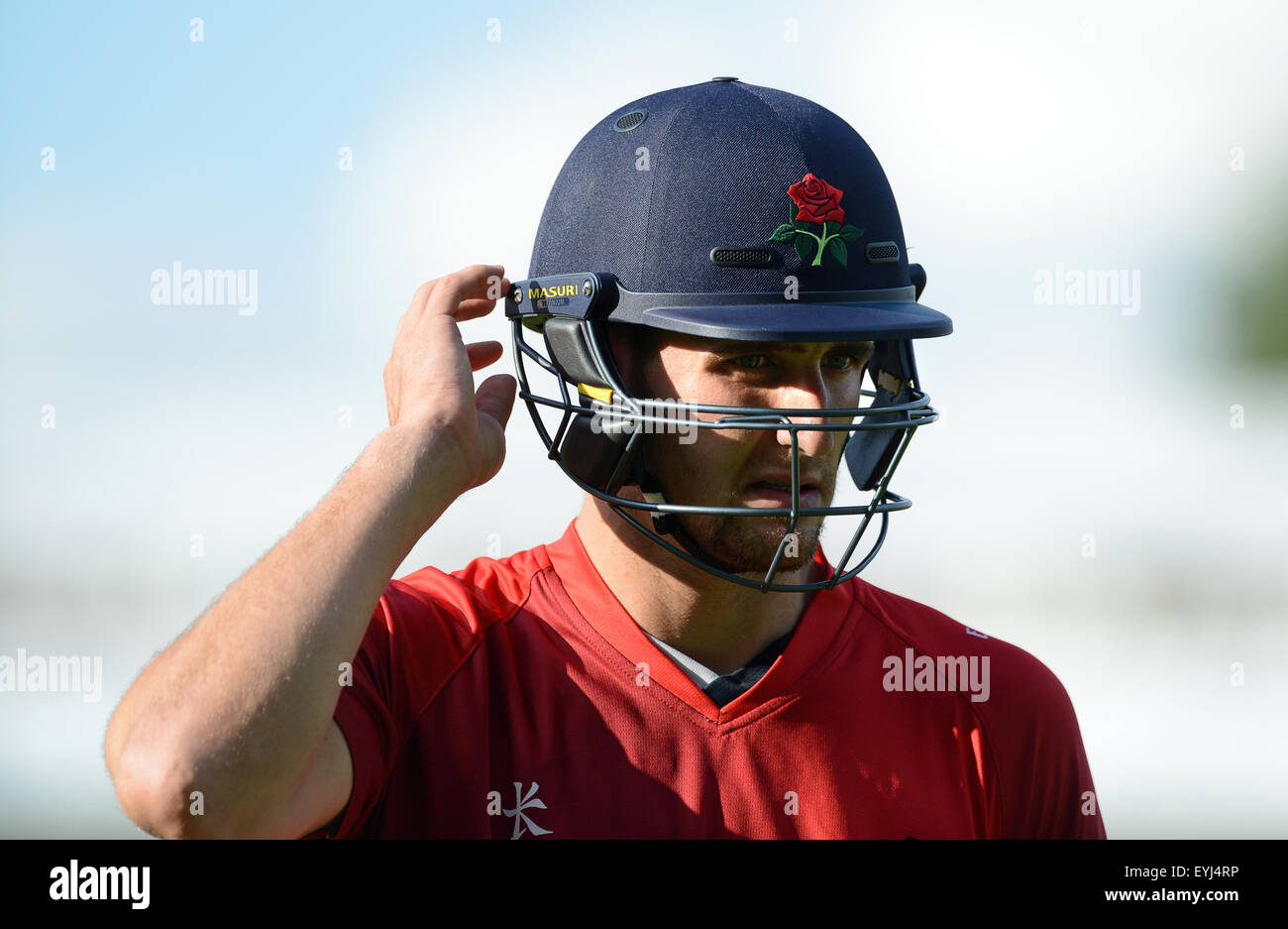Liam Livingstone batsman cricketer for Lancashire Stock Photo - Alamy