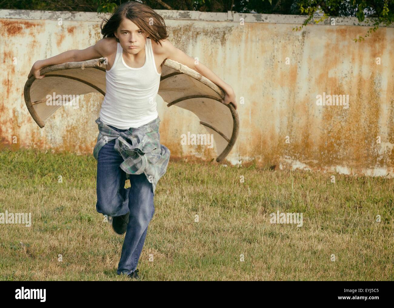 Small town boy is bored and looking to fly away into the world to see ...