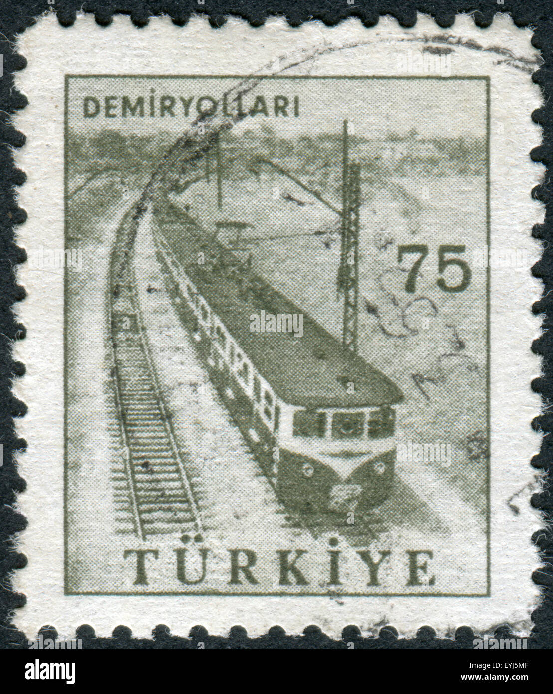Postage stamp turkey hi-res stock photography and images - Alamy