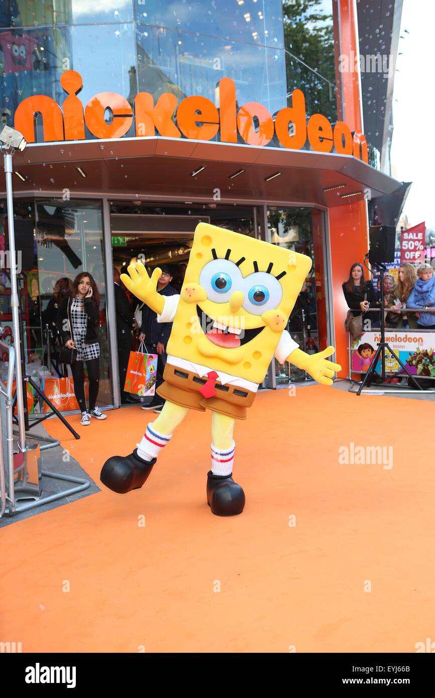 Guests attend opening of the Nickelodeon Store, No.1 Leicester Square ...