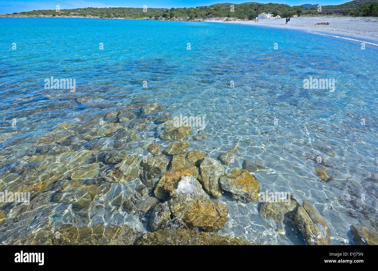 Sardinia, Italy: beach of Cala Sabina near Golfo Aranci Stock Photo - Alamy