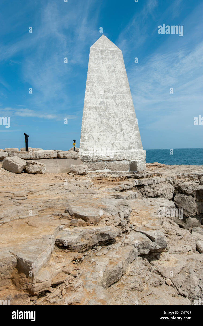 The Trinity House Obelisk or Trinity House Landmark at the southern tip ...
