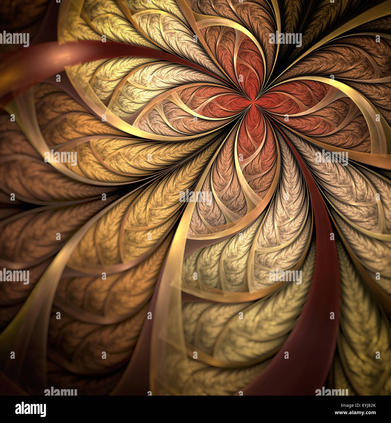 Fractal leaves hi-res stock photography and images - Alamy