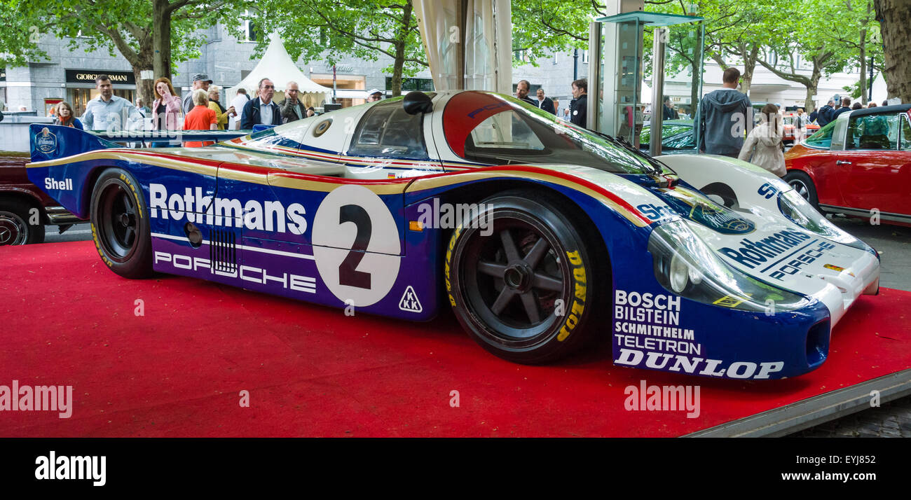 BERLIN - JUNE 14, 2015: Racing car Porsche 956 designed by Norbert ...