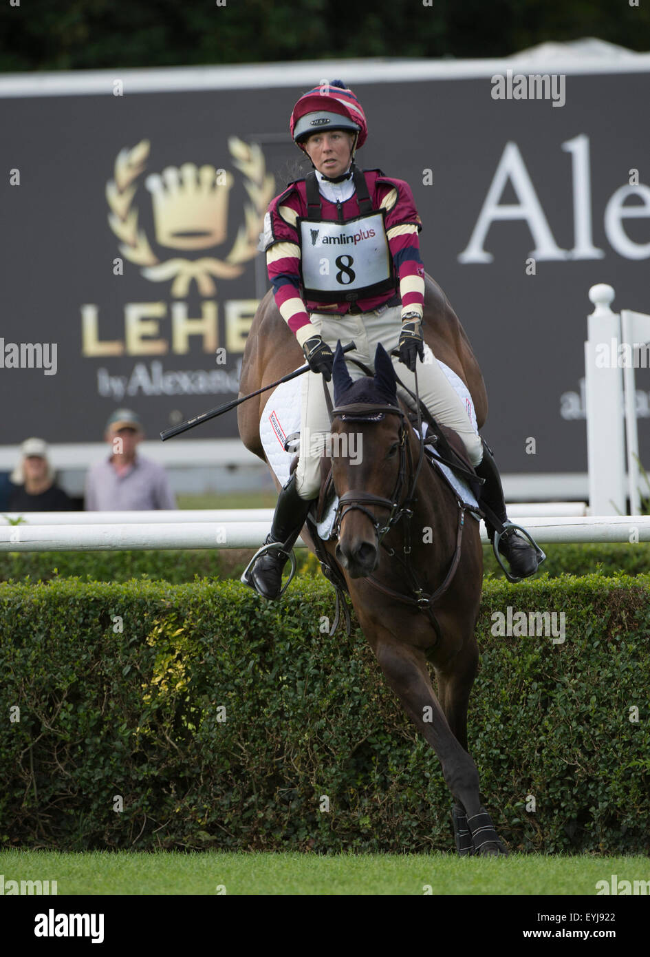 Hickstead, UK. 30th July, 2015. Sam Penn [GBR] riding Pusiden in The ...