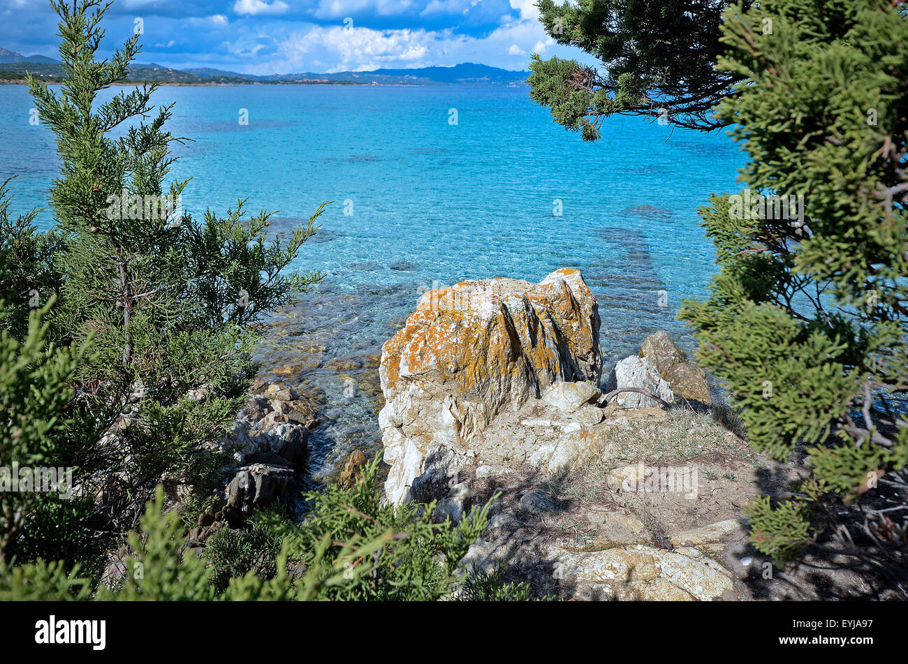 Sardinia, Italy: beach of Cala Sabina near Golfo Aranci Stock Photo - Alamy