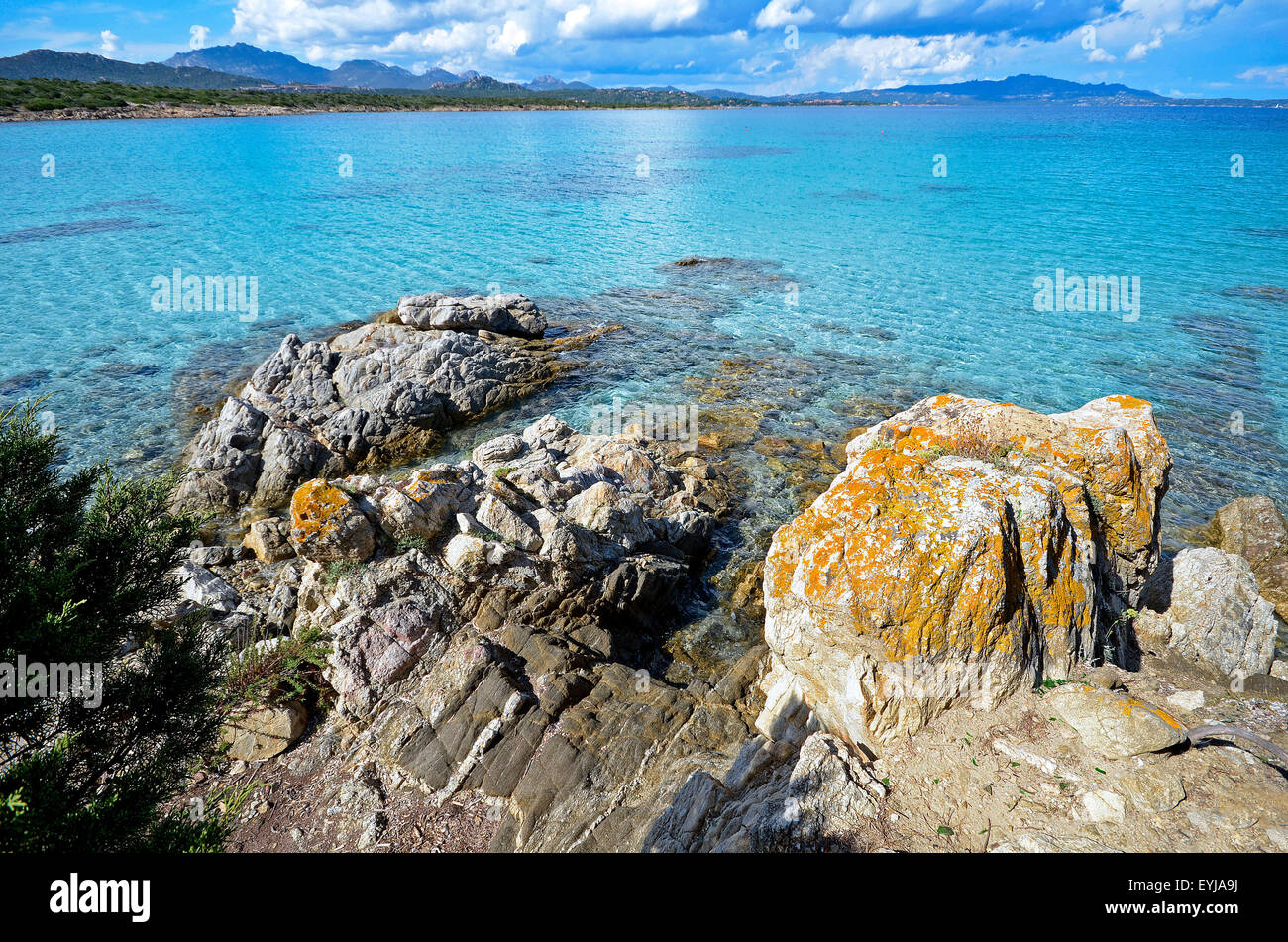 Sardinia, Italy: beach of Cala Sabina near Golfo Aranci Stock Photo - Alamy