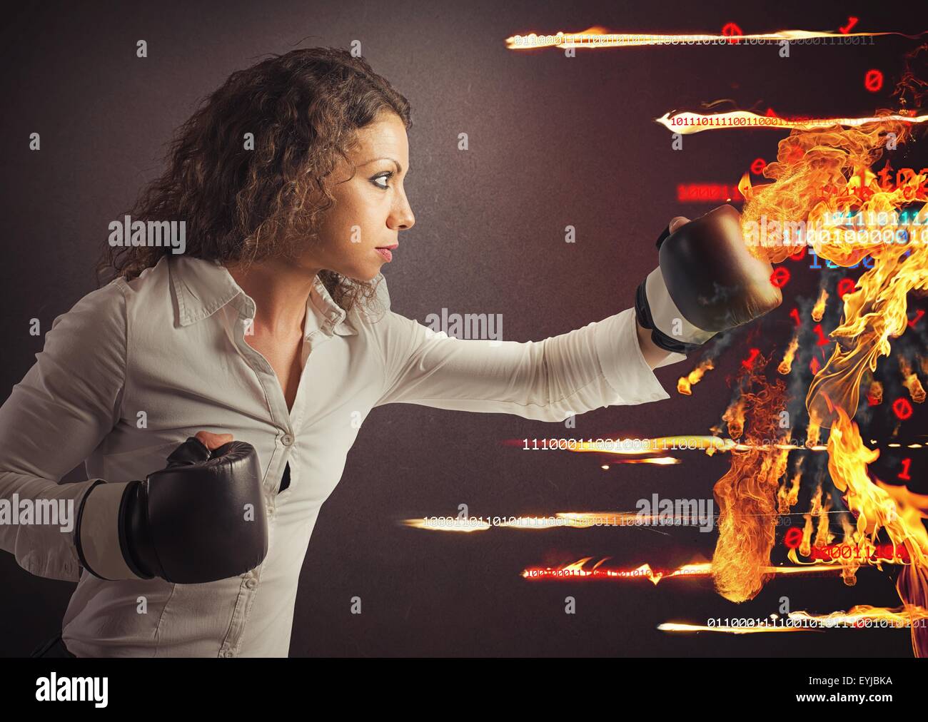 Fire attack technology hi-res stock photography and images - Alamy