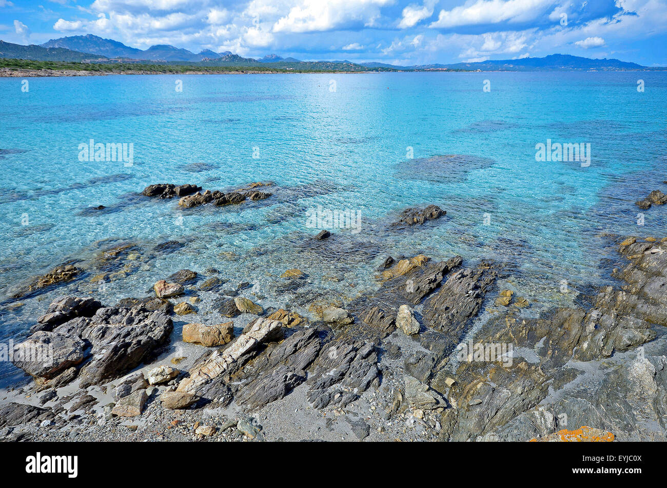 Sardinia, Italy: beach of Cala Sabina near Golfo Aranci Stock Photo - Alamy