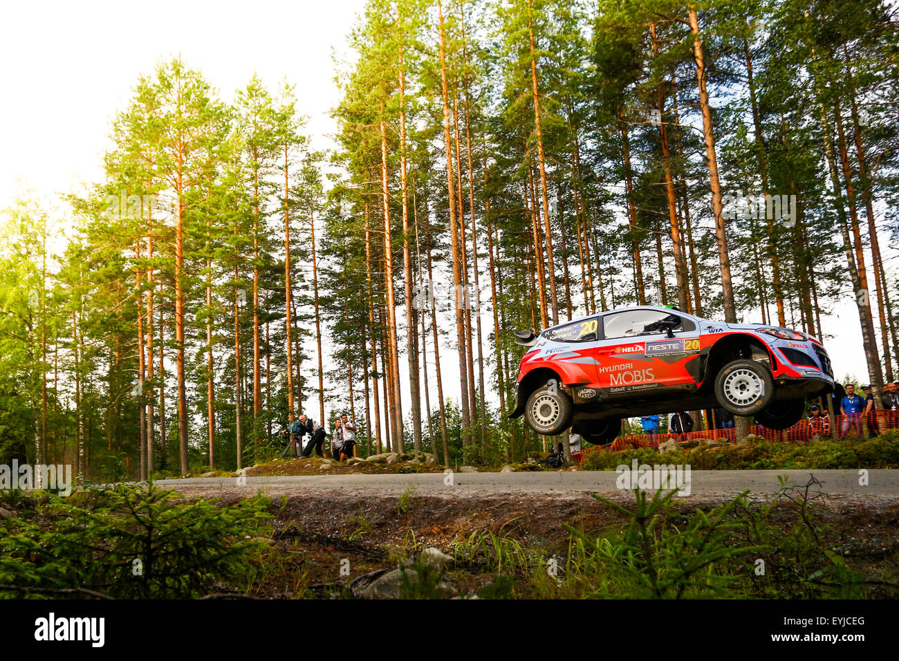 Harju, Finland. 30th July, 2015. WRC Rally of Finland. Harju ...