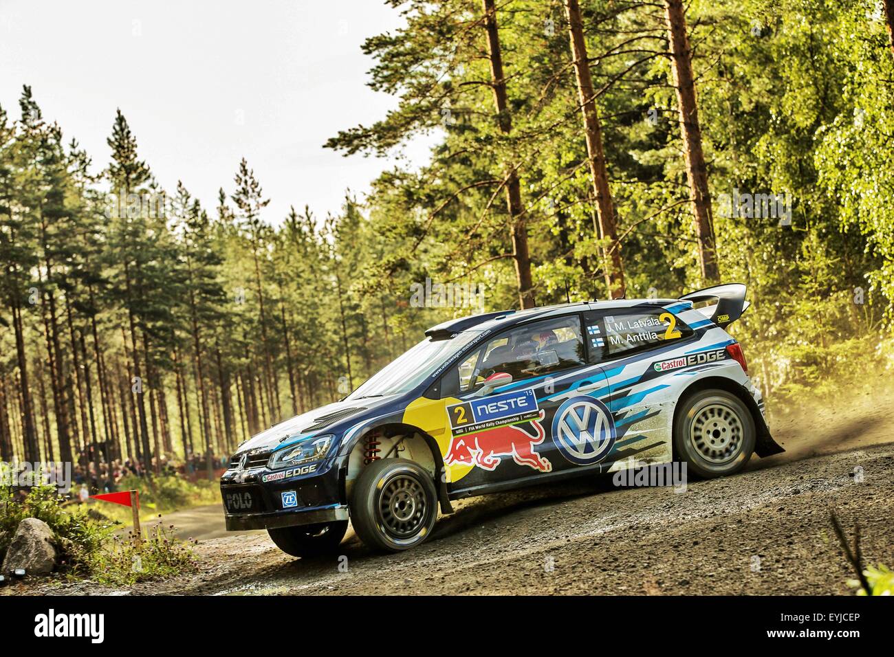 Harju, Finland. 30th July, 2015. WRC Rally of Finland. Harju ...
