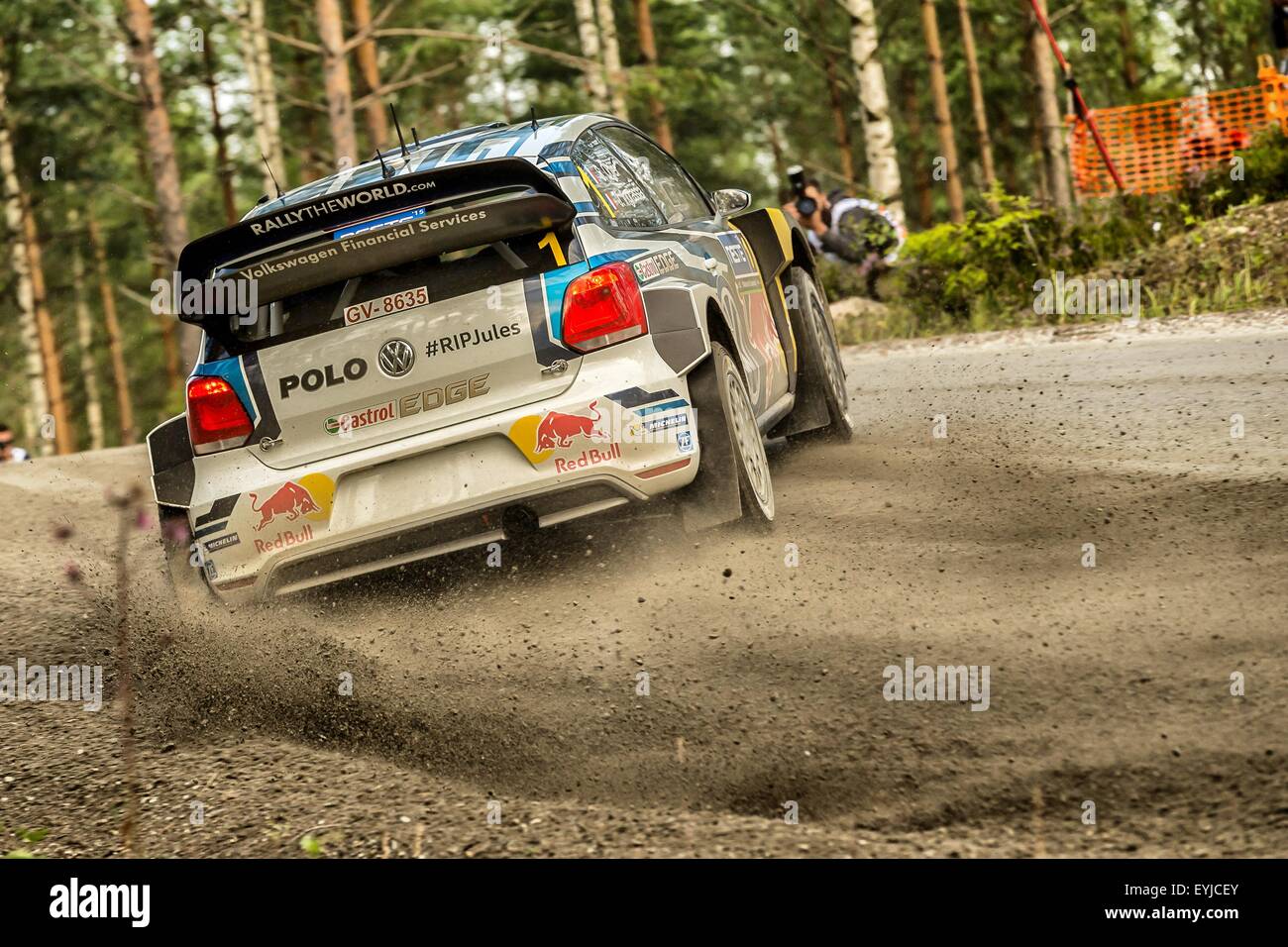 Harju, Finland. 30th July, 2015. WRC Rally of Finland. Harju ...