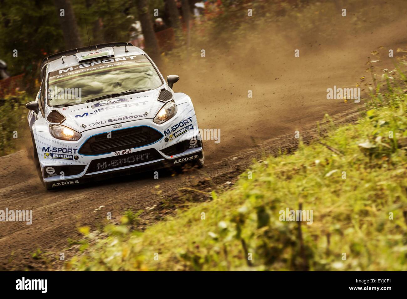 Harju, Finland. 30th July, 2015. WRC Rally of Finland. Harju ...