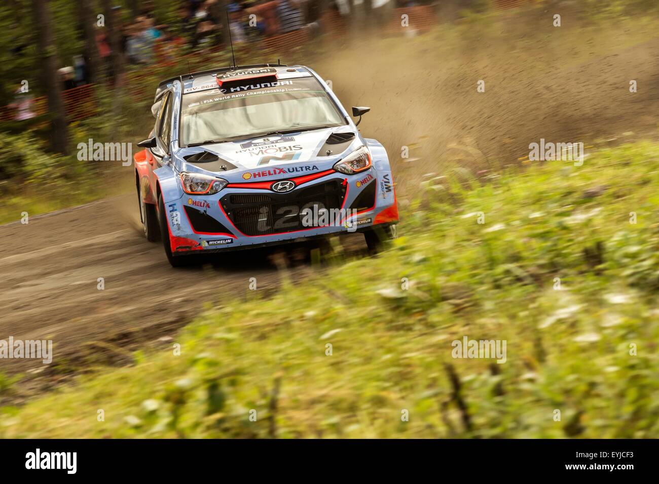 Harju, Finland. 30th July, 2015. WRC Rally of Finland. Harju ...