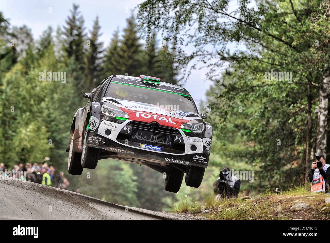 Harju, Finland. 30th July, 2015. WRC Rally of Finland. Harju ...