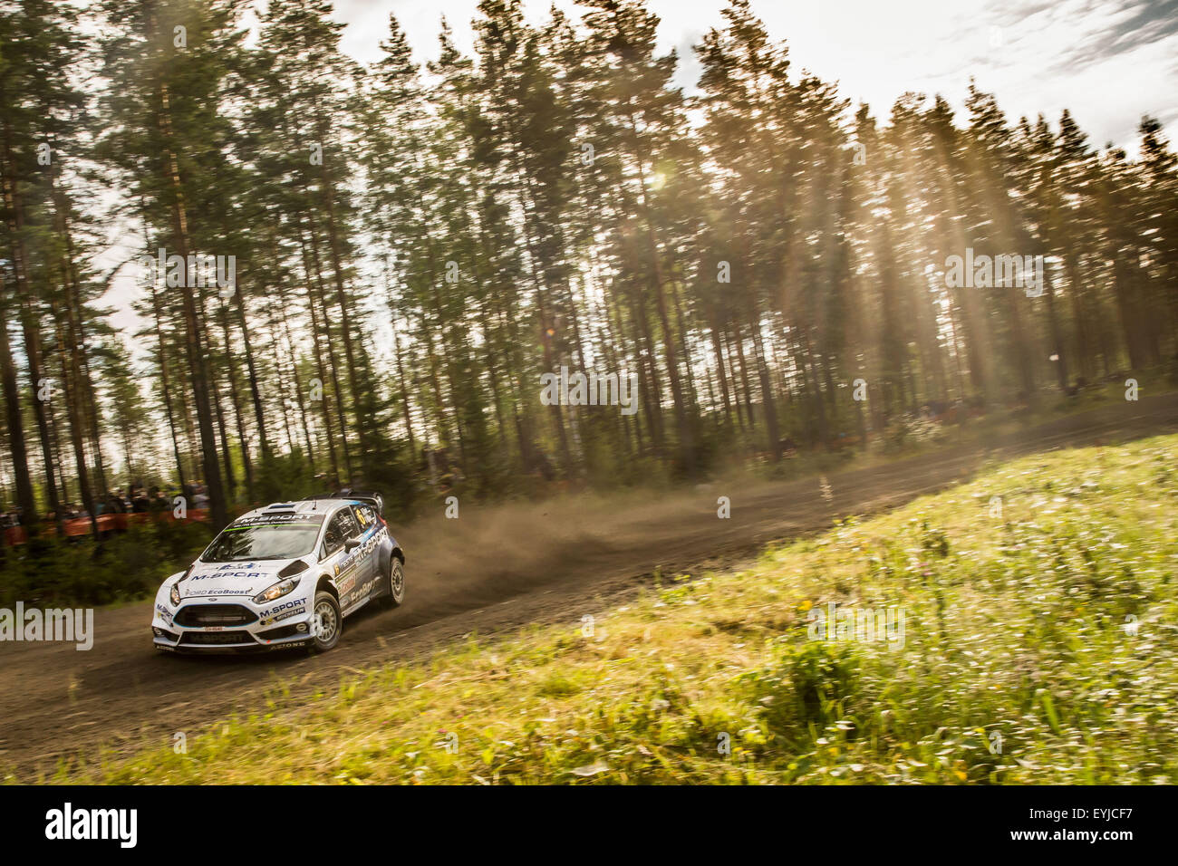 Harju, Finland. 30th July, 2015. WRC Rally of Finland. Harju ...