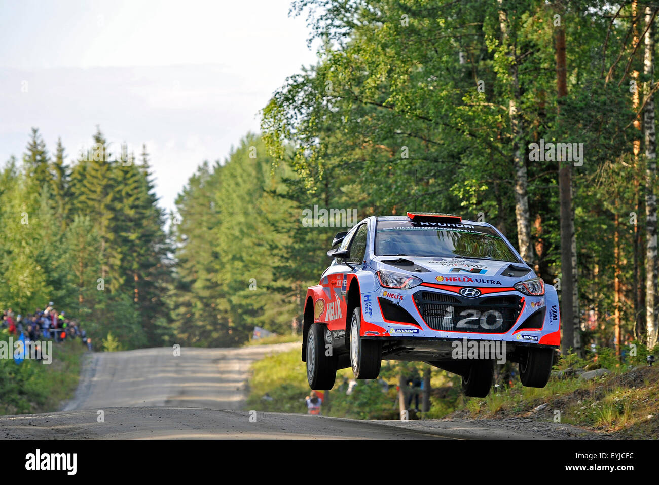 Harju, Finland. 30th July, 2015. WRC Rally of Finland. Harju ...