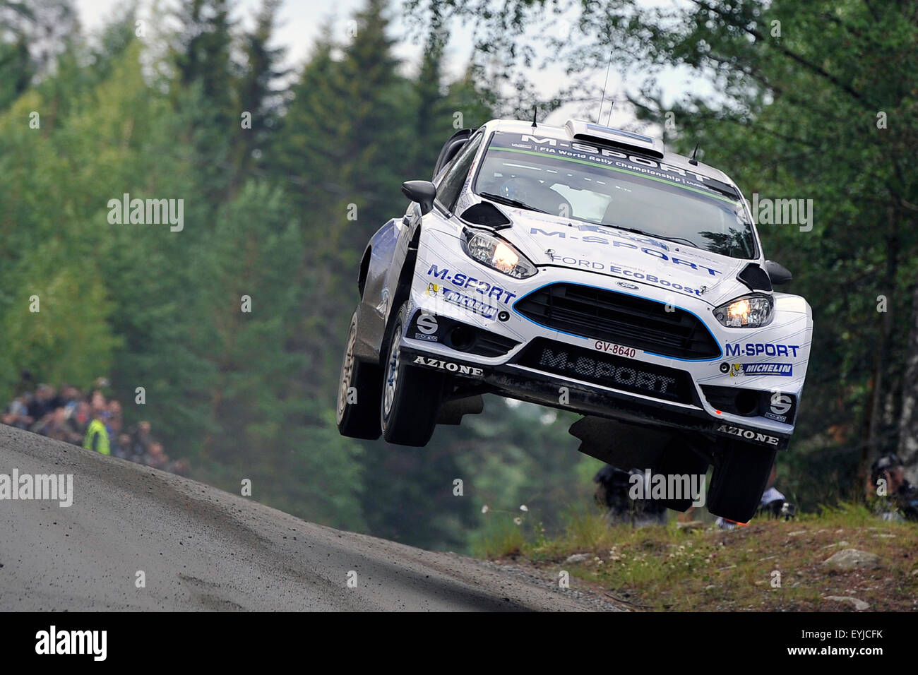 Harju, Finland. 30th July, 2015. WRC Rally of Finland. Harju ...