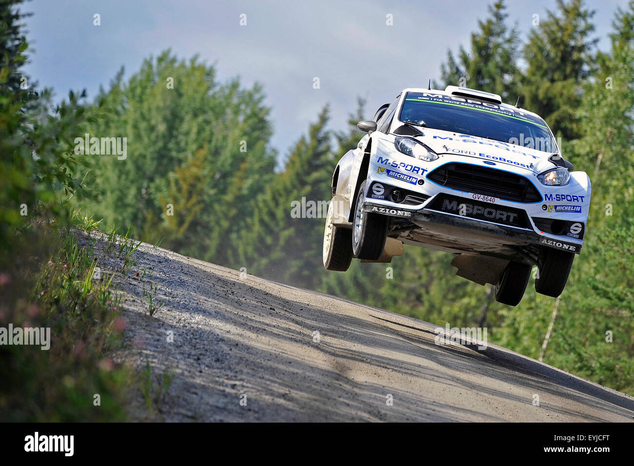 Harju, Finland. 30th July, 2015. WRC Rally of Finland. Harju ...