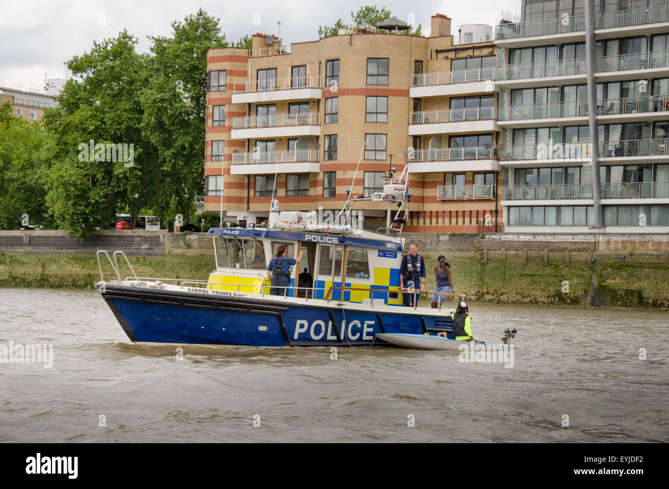 Met police marine policing unit hi-res stock photography and images - Alamy