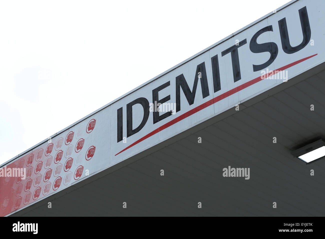 July 30, 2015, Tokyo, Japan - Petrol station operated by the Idemitsu ...